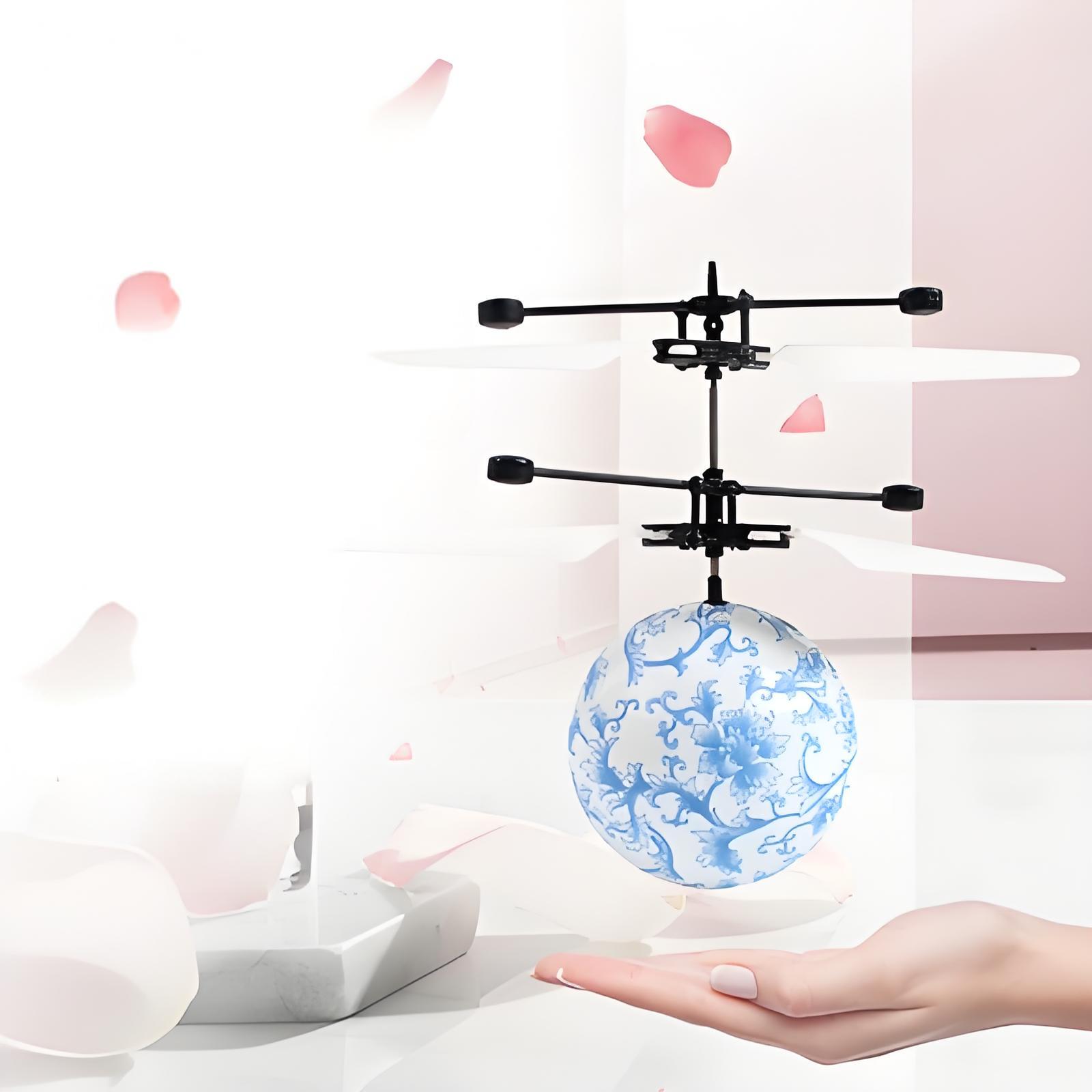 Blue Willow Levitron™ Gesture-Controlled Porcelain Art Ball (Pantone 18 ...