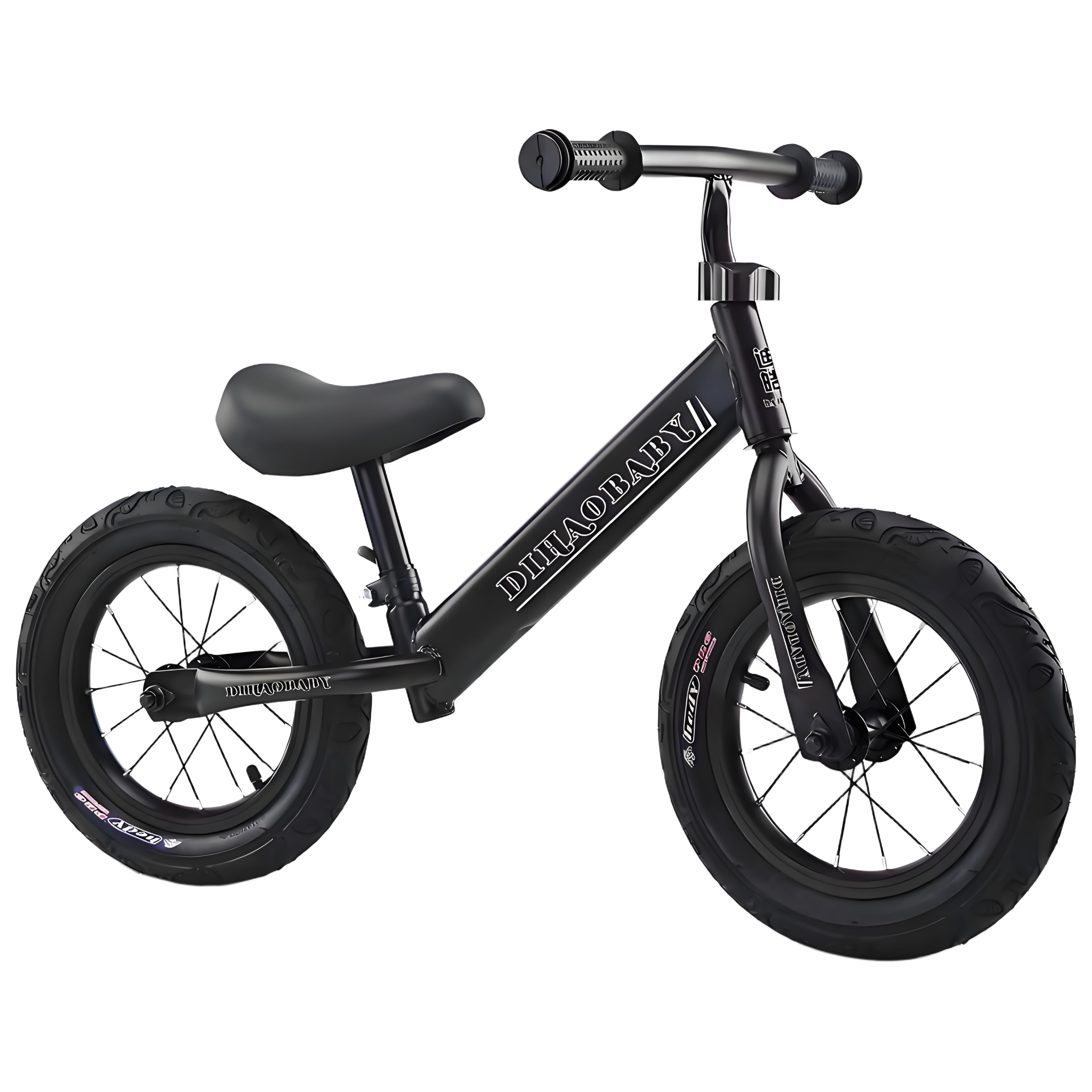 Black: Black Kids’ Racing Bike – HoverPlay